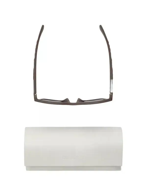 Burberry Textured Check Square Sunglasses