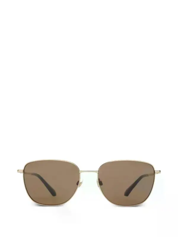 Burberry Metal Check Square Sunglasses