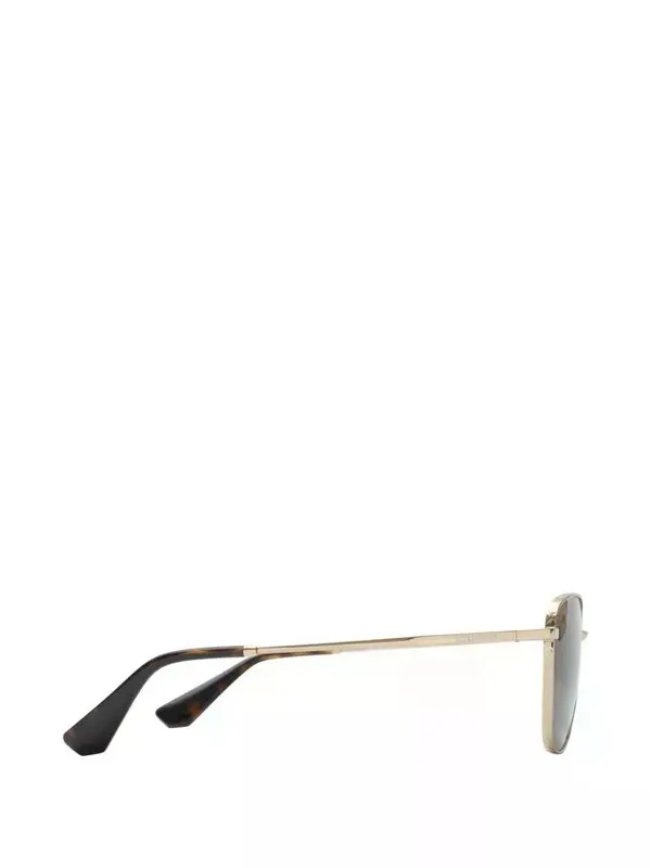 Burberry Metal Check Square Sunglasses