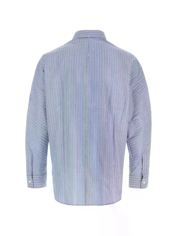 Givenchy Striped Embroidered-logo Shirt