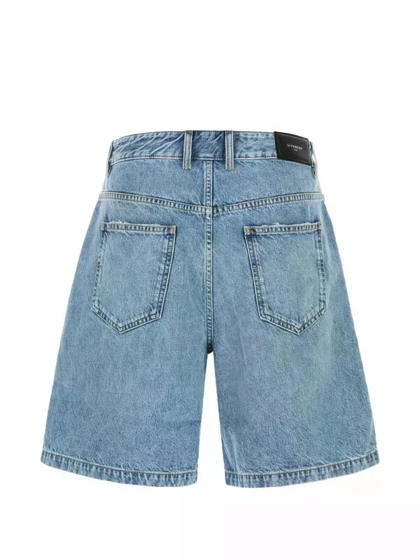 Givenchy Faded Denim Shorts