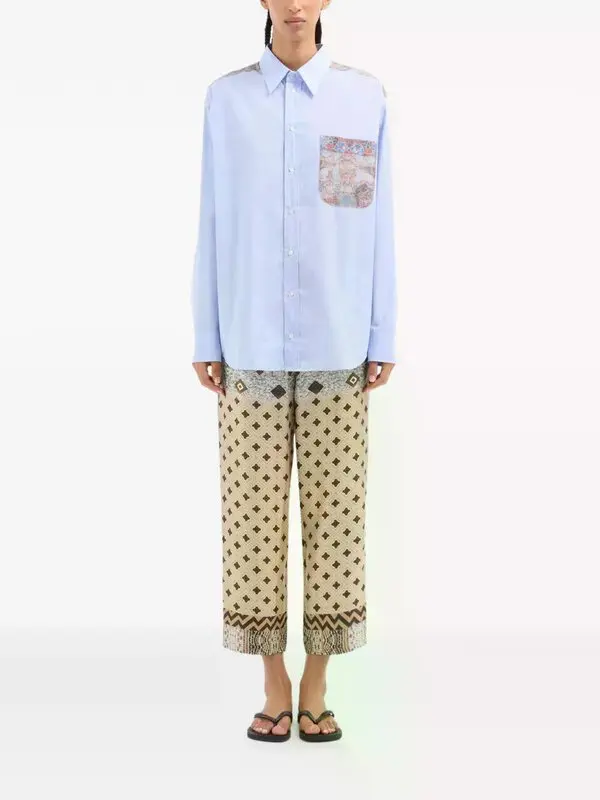 PIERRE-LOUIS MASCIA Paneled Shirt