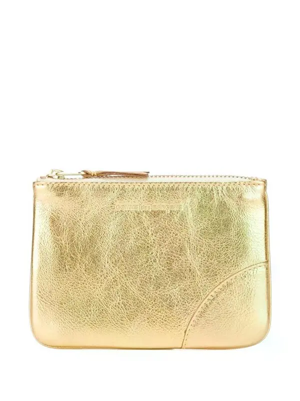 Comme Des Garçons Leather Wallet - Gold
