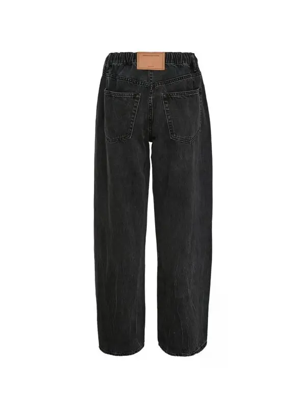 Alexander Wang Crystal-drawstring Boyfriend Jeans