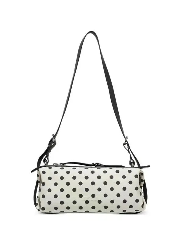 MSGM Polka-dot Striped Shoulder Bag