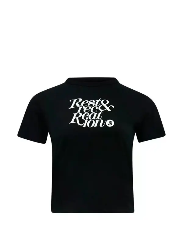 REST & RECREATION Logo Print T-shirt