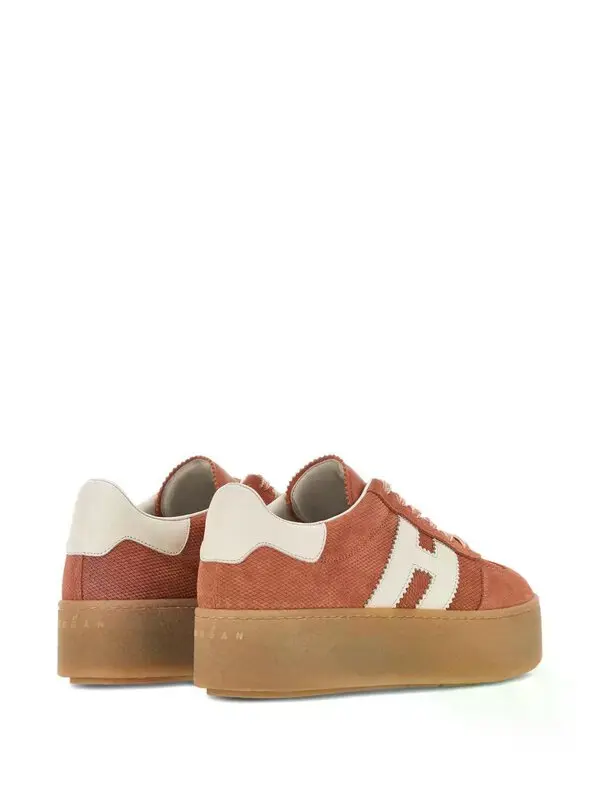 Hogan H698 Platform Sneakers - Orange