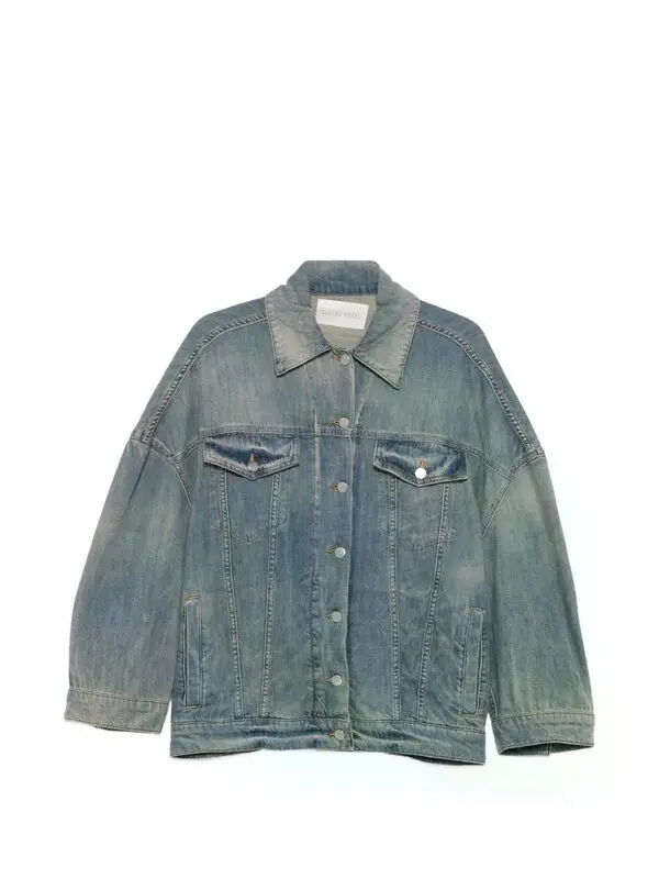 CIRCUS HOTEL Faded Effect Denim Jacket