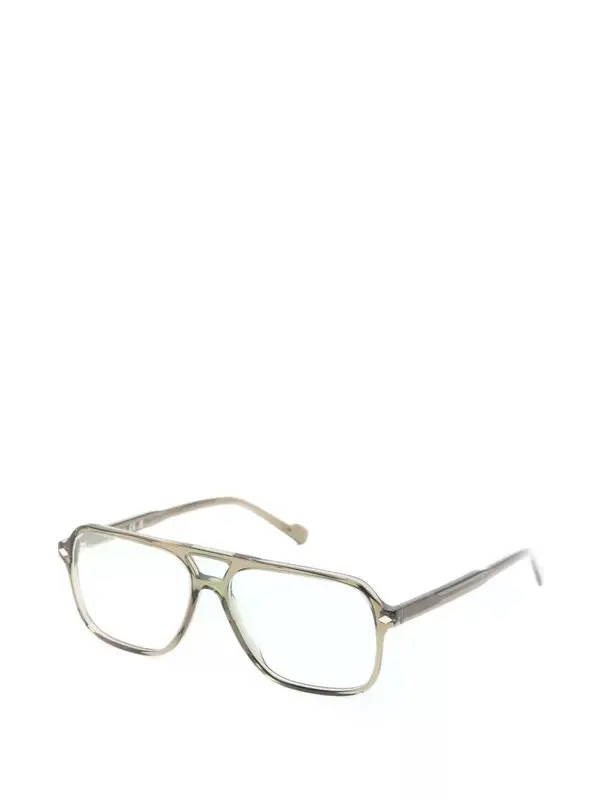 VOGUE EYEWEAR Pilot Frame Double Bridge Glasses