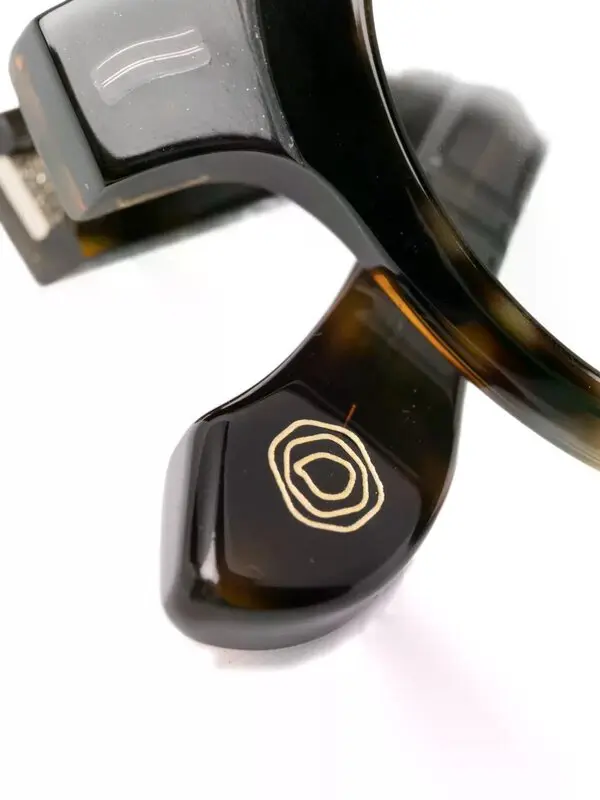 KYME Tortoiseshell-effect Round-frame Eyeglasses