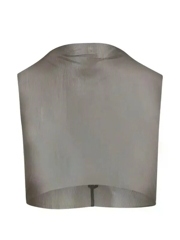 Rick Owens Sheer Sleeveless Crop Top