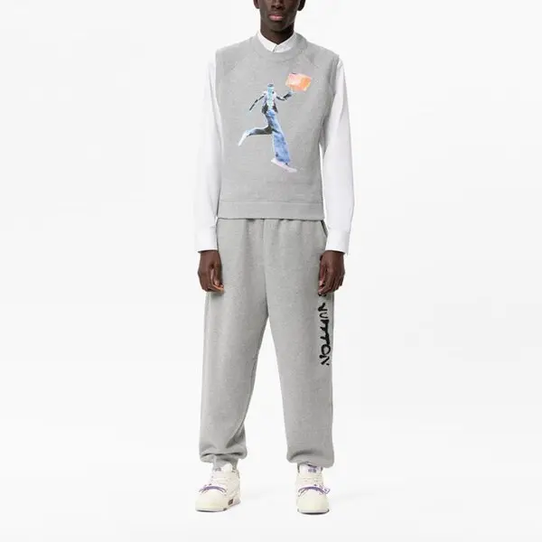 LOUIS VUITTON Sleeveless Graphic Sweatshirt