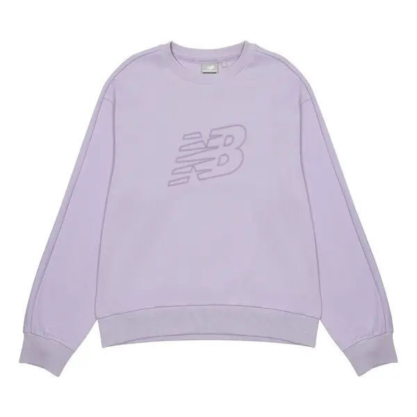 NEW BALANCE Logo Sweatshirt - Purple