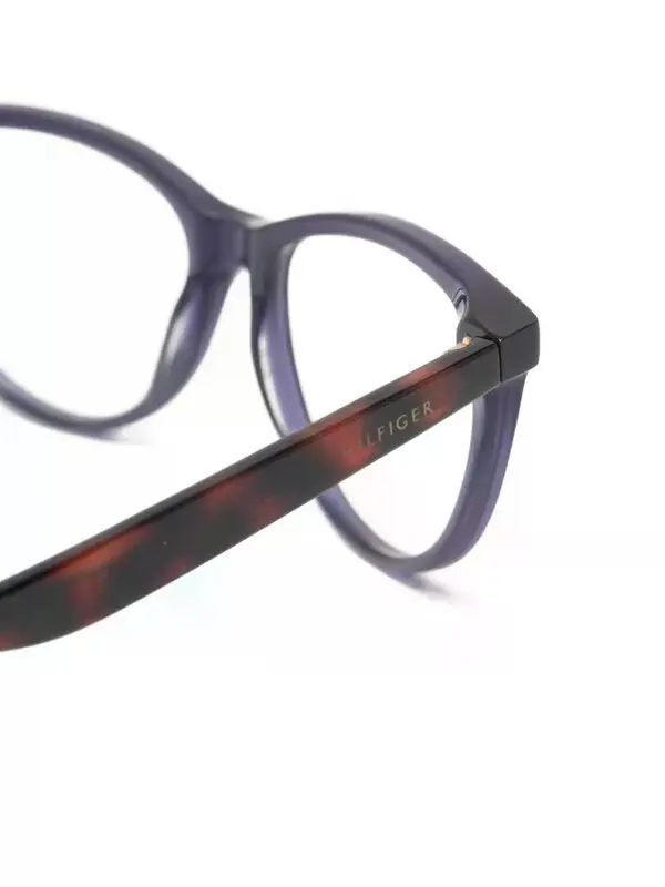 Tommy Hilfiger Tortoiseshell-effect Cat-eye Glasses