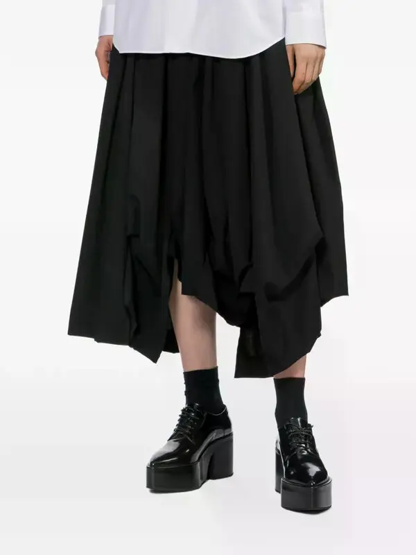 Comme Des Garçons Asymmetric Panelled Shorts