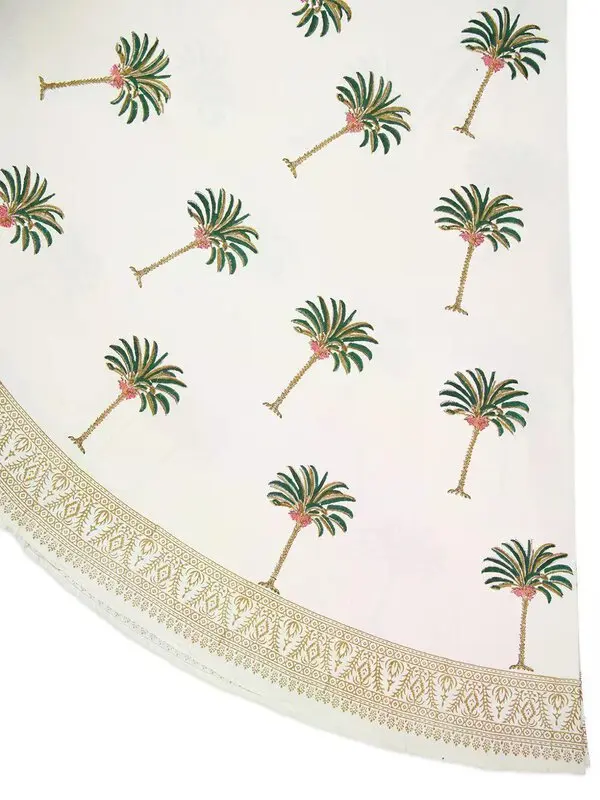 LES-OTTOMANS Handprint Round Tablecloth