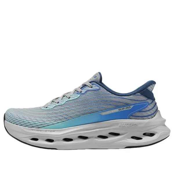 Sketchers Max Cushioning Glide-step Sapphire - Grey/blue