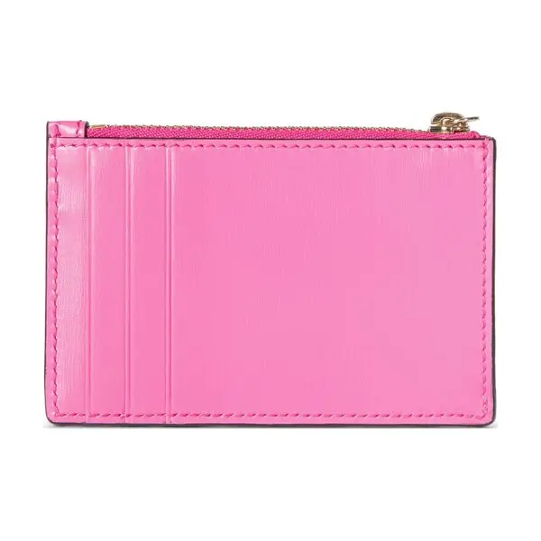 Gucci Luce Card Case Wallet - Pink
