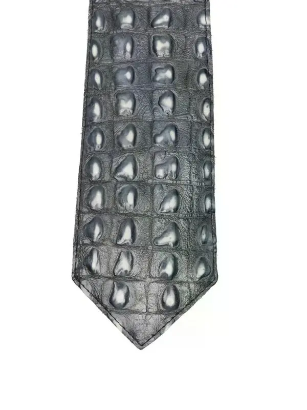 MITILIANE COUTURE Embossed Leather Tie