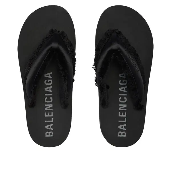 Balenciaga Jet Lag Thong - Black