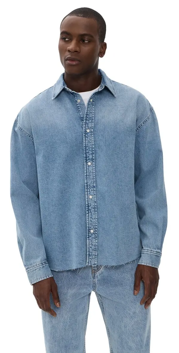 FRAME Relaxed Denim Shirt - Suntrace
