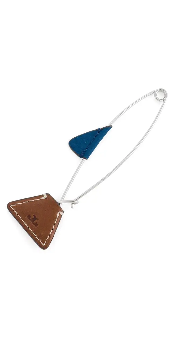 Tory Burch Fish Bag Pin - Cheetah Spots