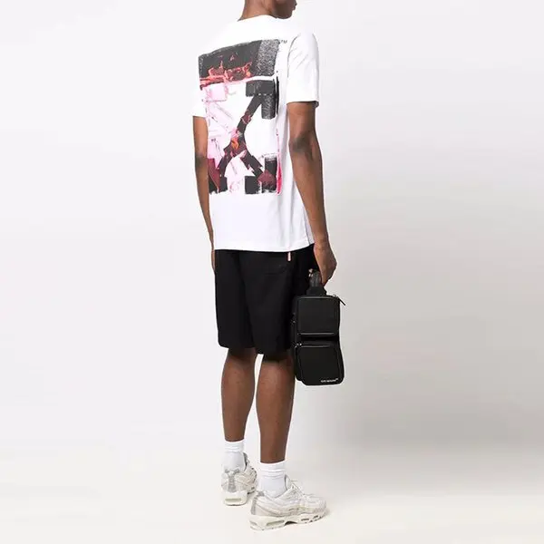 Off-White Fw21 Arrow Pattern Short Sleeve Version