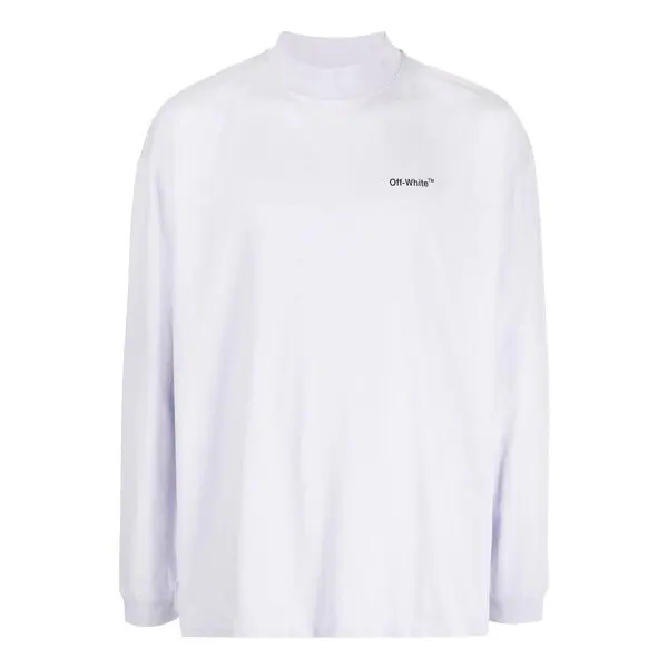 Off-White Fw22 Solid Color Arrow Pattern Logo Printing Round Neck White - Default Colorway