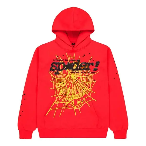 SP5DER P*nk V2 Hoodie - Red