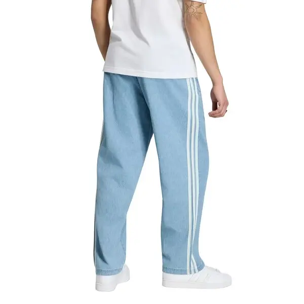 Adidas Denim Firebird Pants - Light Blue