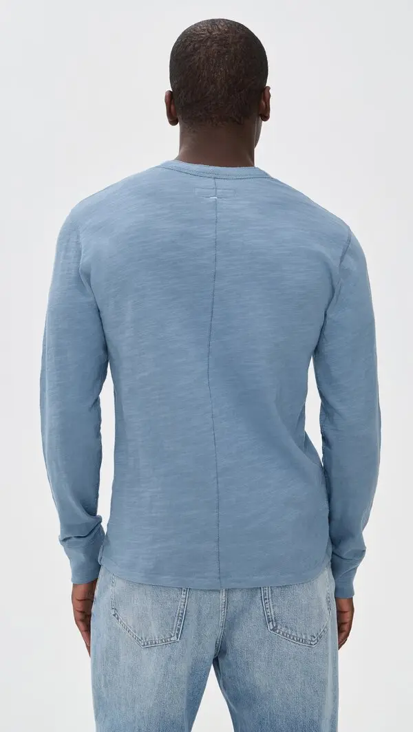 Rag & Bone Classic Flame Henley Tee