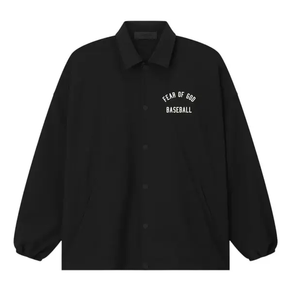Fear Of God Mlb Coaches Jacket - Black
