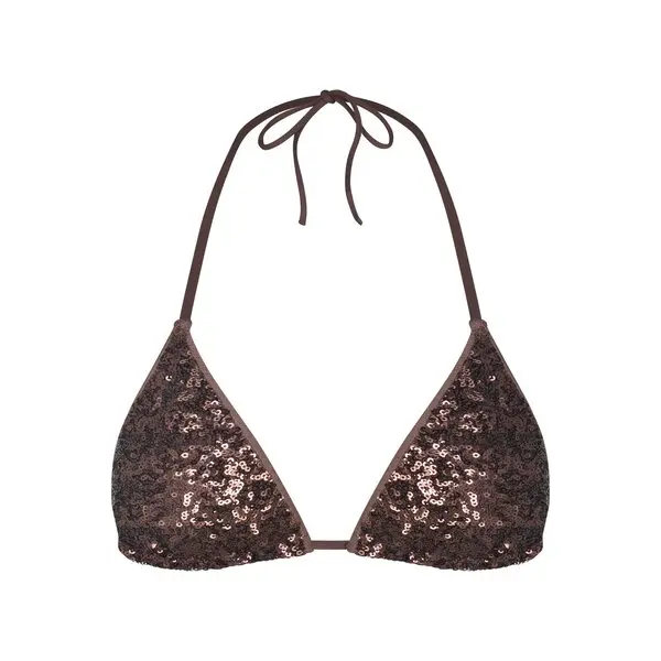 SKIMS Balconette Bikini Top In Satin Swim
