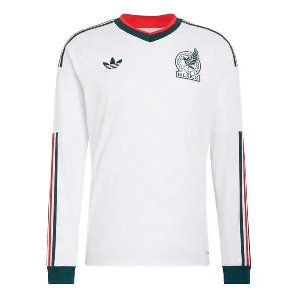 Adidas Mexico 2026 Away Long Sleeve Jersey - White
