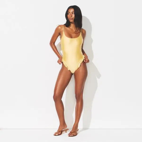 SKIMS Low Back One Piece Swimsuit