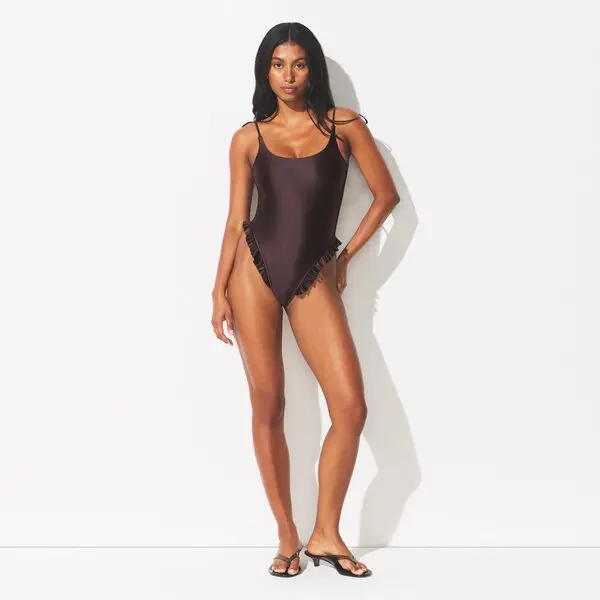 SKIMS Low Back One Piece Swimsuit