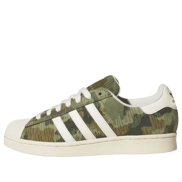 Adidas Superstar Adv 'camo Cream White' Sneakers - Camo/cream White/gold Metallic