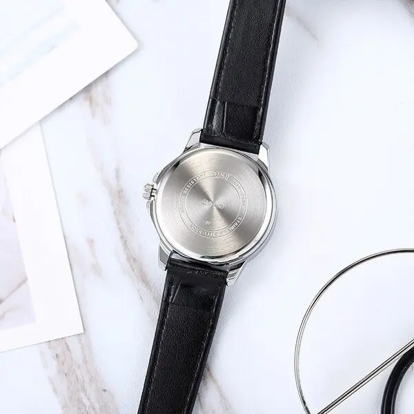 Casio Couple Quartz Analog Watch - Black