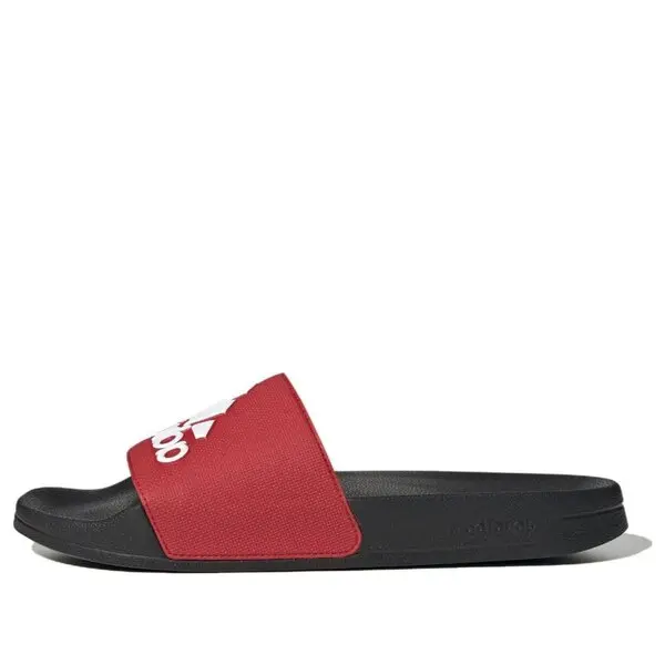 Adidas Adilette Slides - Red/black