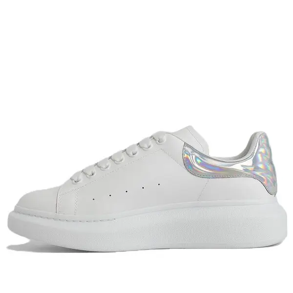 Alexander McQueen Oversized Low-top Sneakers - White/silver