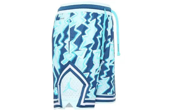 JORDAN Dri-fit Contrasting Colors Drawstring Sports Shorts