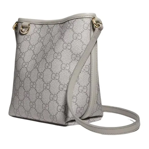 Gucci Gg Emblem Nano Bucket Bag - Grey