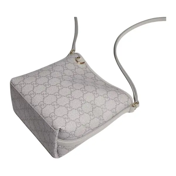 Gucci Gg Emblem Nano Bucket Bag - Grey