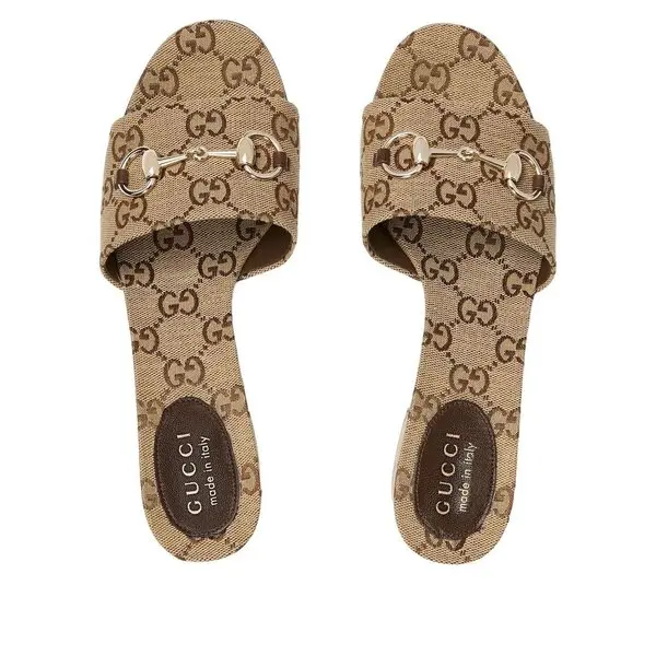 Gucci Slide Sandal - Camel/brown