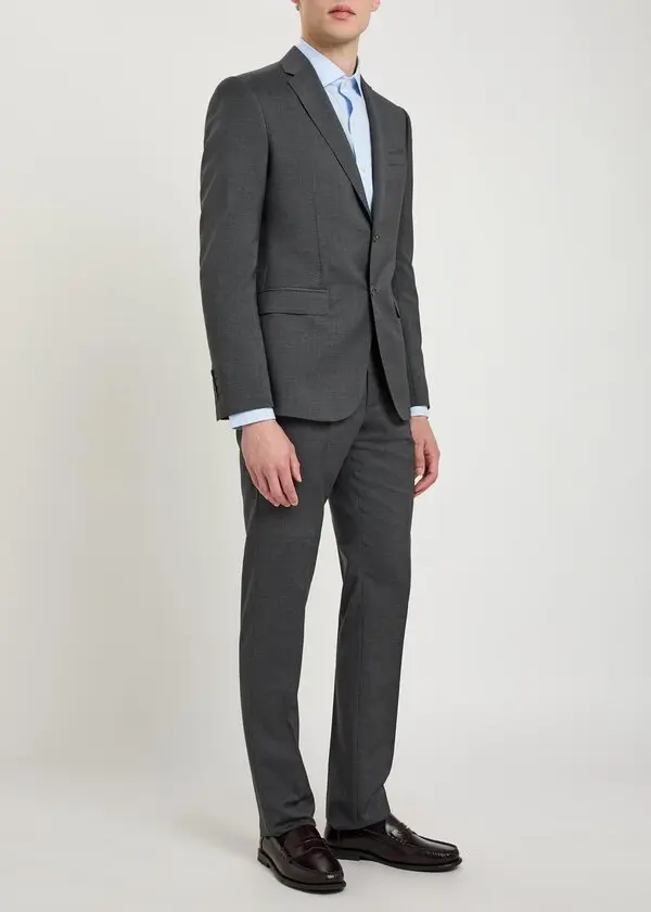 Emporio Armani Checked Wool Suit