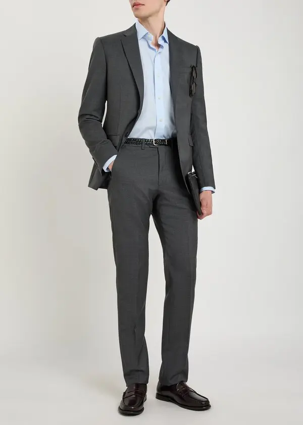 Emporio Armani Checked Wool Suit