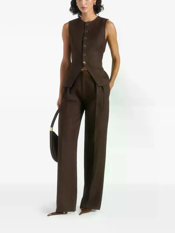 Manière De Voir Tailored Cinch Waist Waistcoat