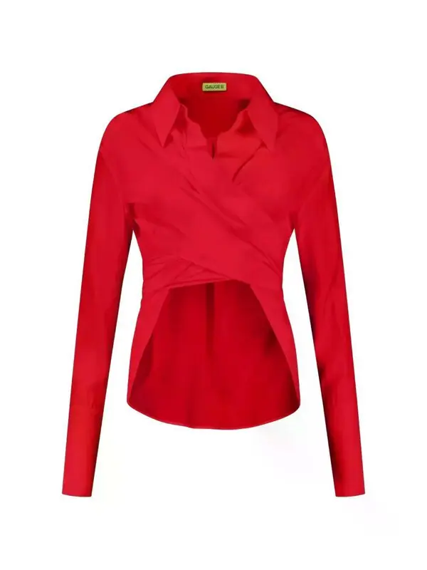 Gauge81 Sabinas Wrap Shirt - Red