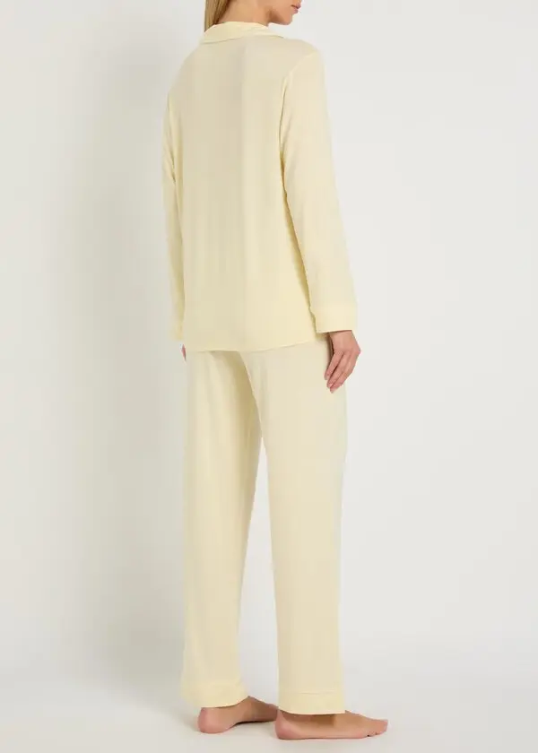 Eberjey Gisele Jersey Pyjama Set - Yellow