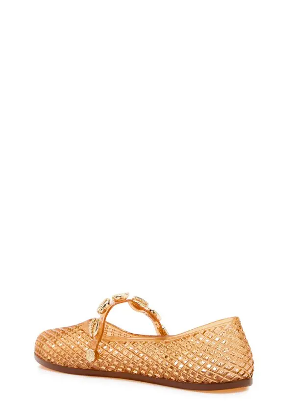 ANCIENT GREEK SANDALS Iro Shell-embellished Sandals - Caramel